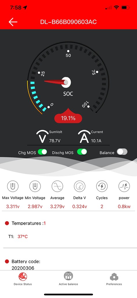 What is a normal cell delta V? - Power System - OpenPPG Community